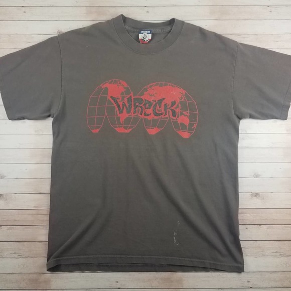 Nervous Records | Shirts | Vintage 99s Nervous Records Wreck New York ...